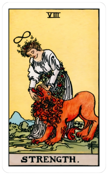 Strength Tarot Card Meaning: Upright & Reversed - Tarot With Joy