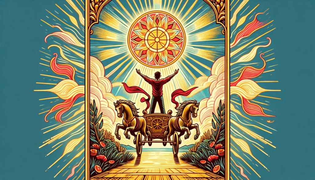 The Chariot Tarot Card Meaning as Feelings - Tarot With Joy