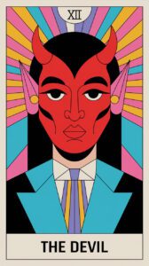 The Devil Tarot Card Meaning: Upright & Reversed - Tarot With Joy