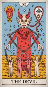The Devil Tarot Card Meaning: Upright & Reversed - Tarot With Joy
