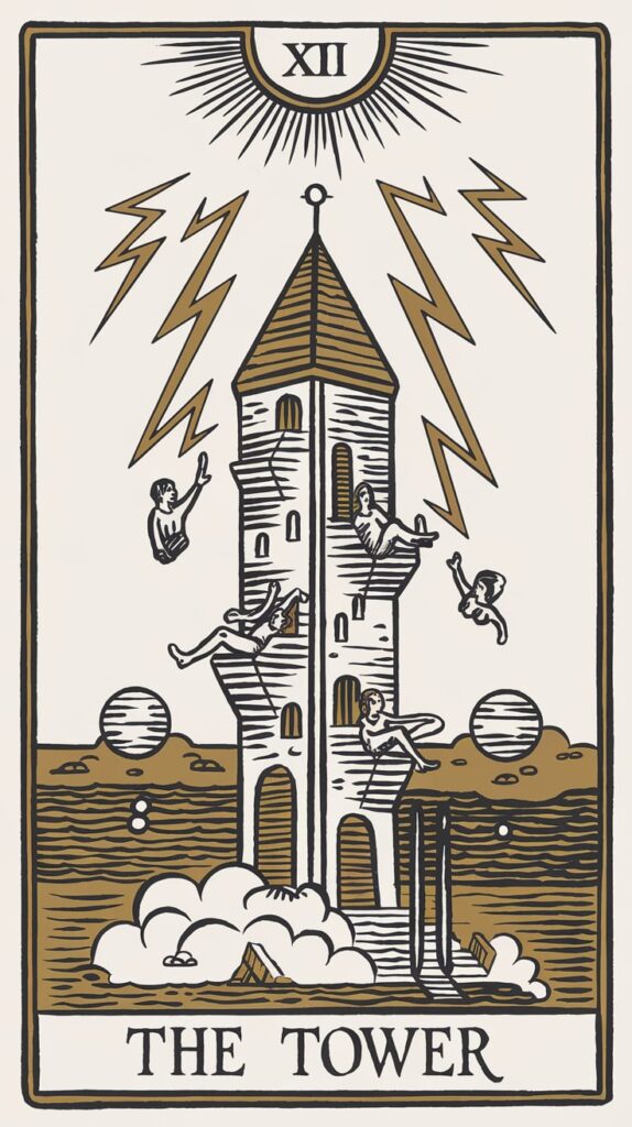 The Tower Tarot Card Meaning: Upright and Reversed - Tarot With Joy